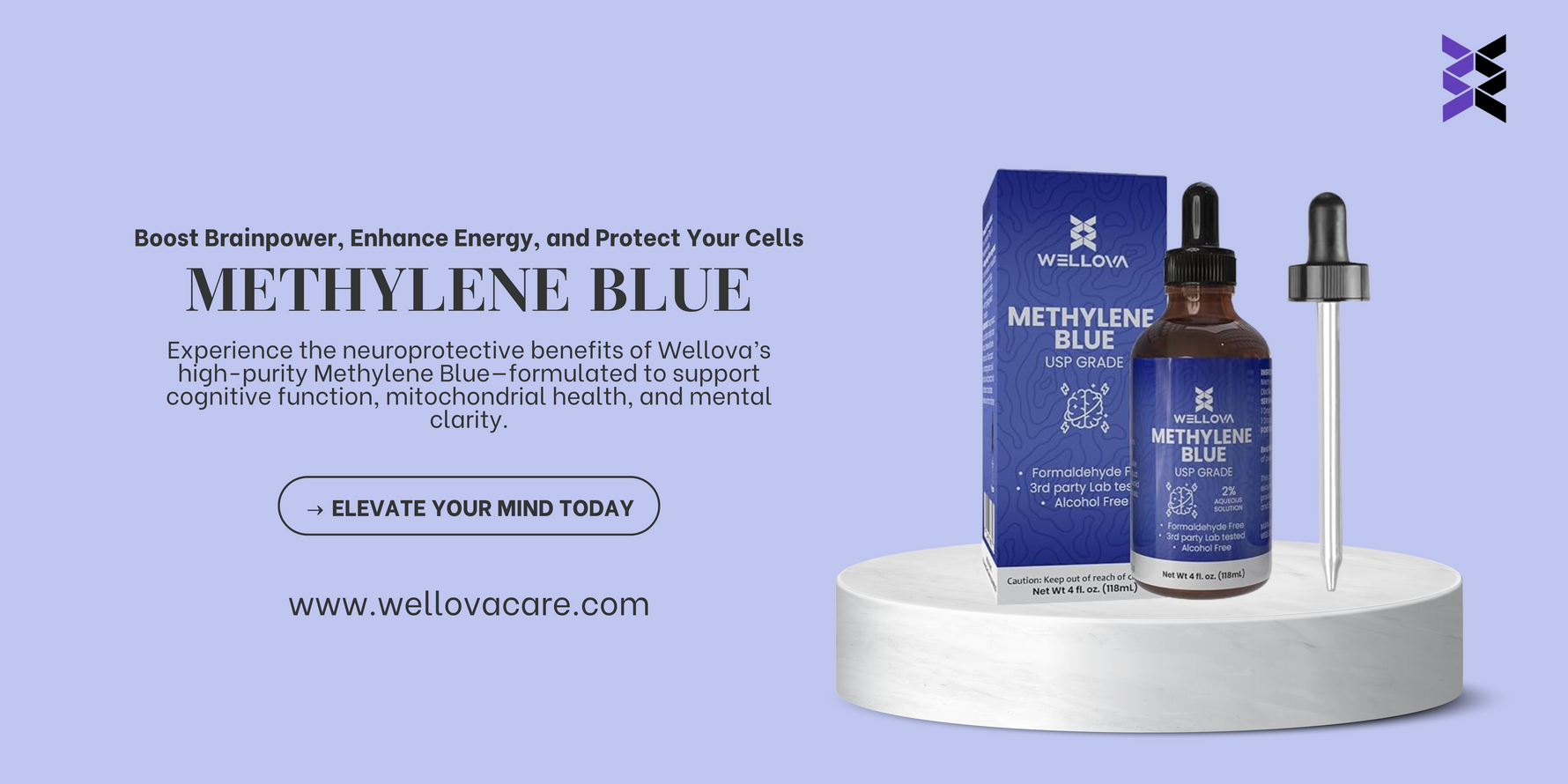 How to Make Your Own 1% and 2% Methylene Blue Solutions (Using 10g Pow – WellovaCare