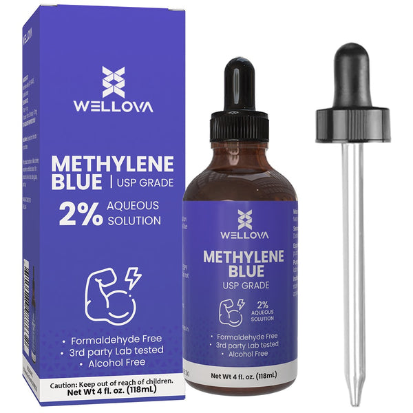 Wellova 2% Methylene Blue 120ml | USP Grade, High Purity Liquid ...